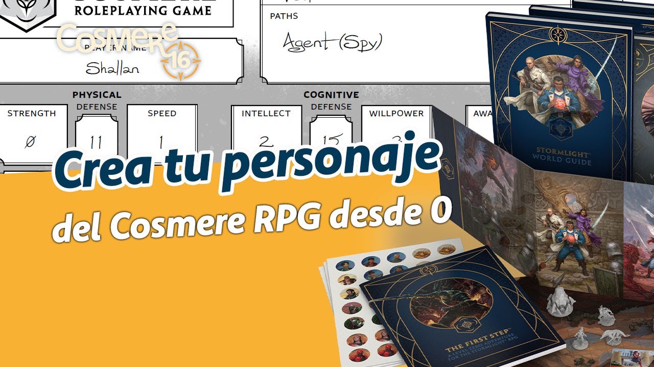 Crea a tu personaje en el Cosmere RPG - YouTube