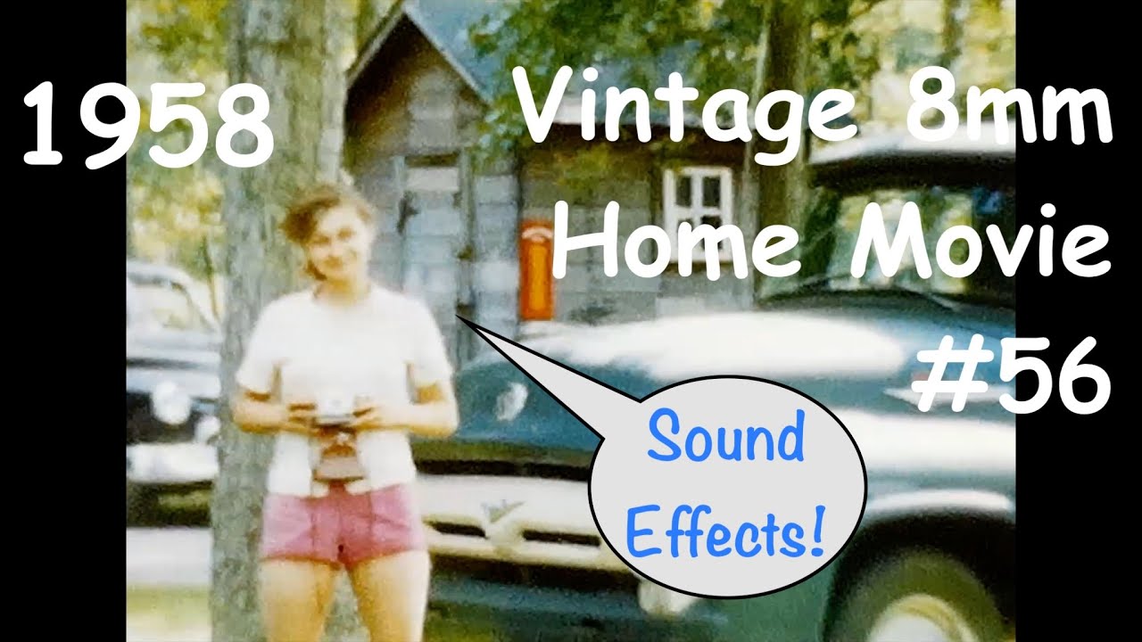 Vintage 8mm Home Movie #56: Rural Family in 1958 - YouTube