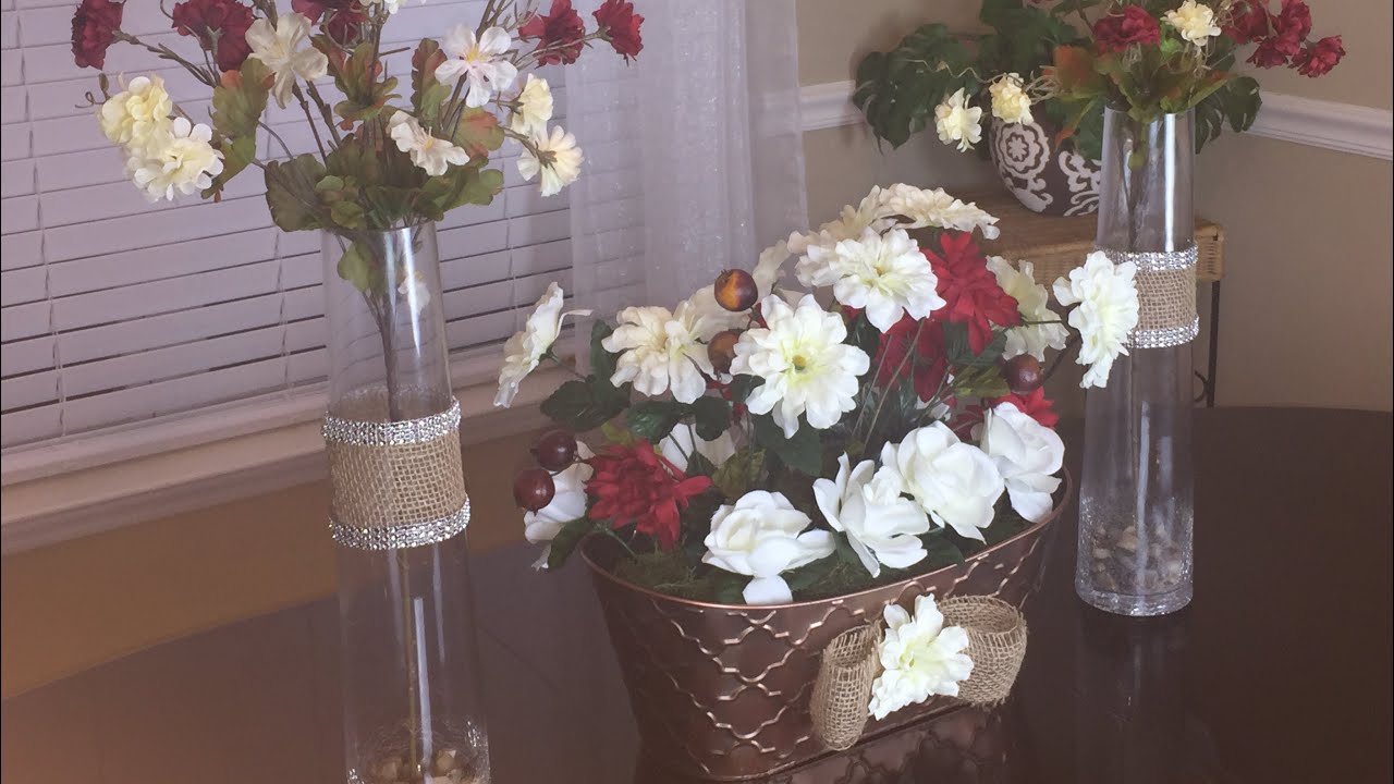 Dollar Tree DIY | Rustic glam home decor - YouTube