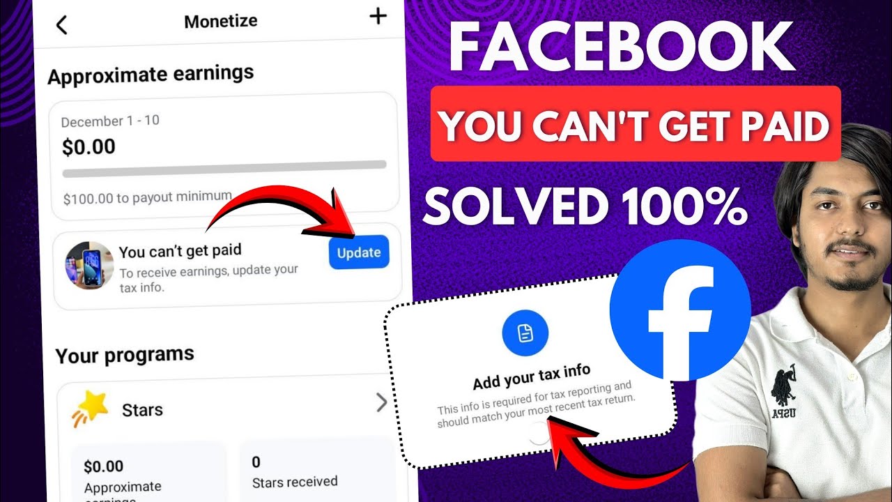 Facebook you can't get paid problem | facebook you can't get paid ...
