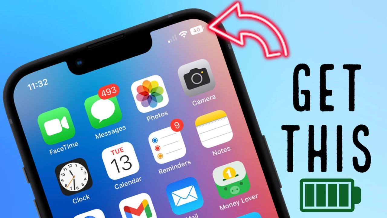 How to Show Battery Percentage in iPhone in iOS 16 Update I Display ...
