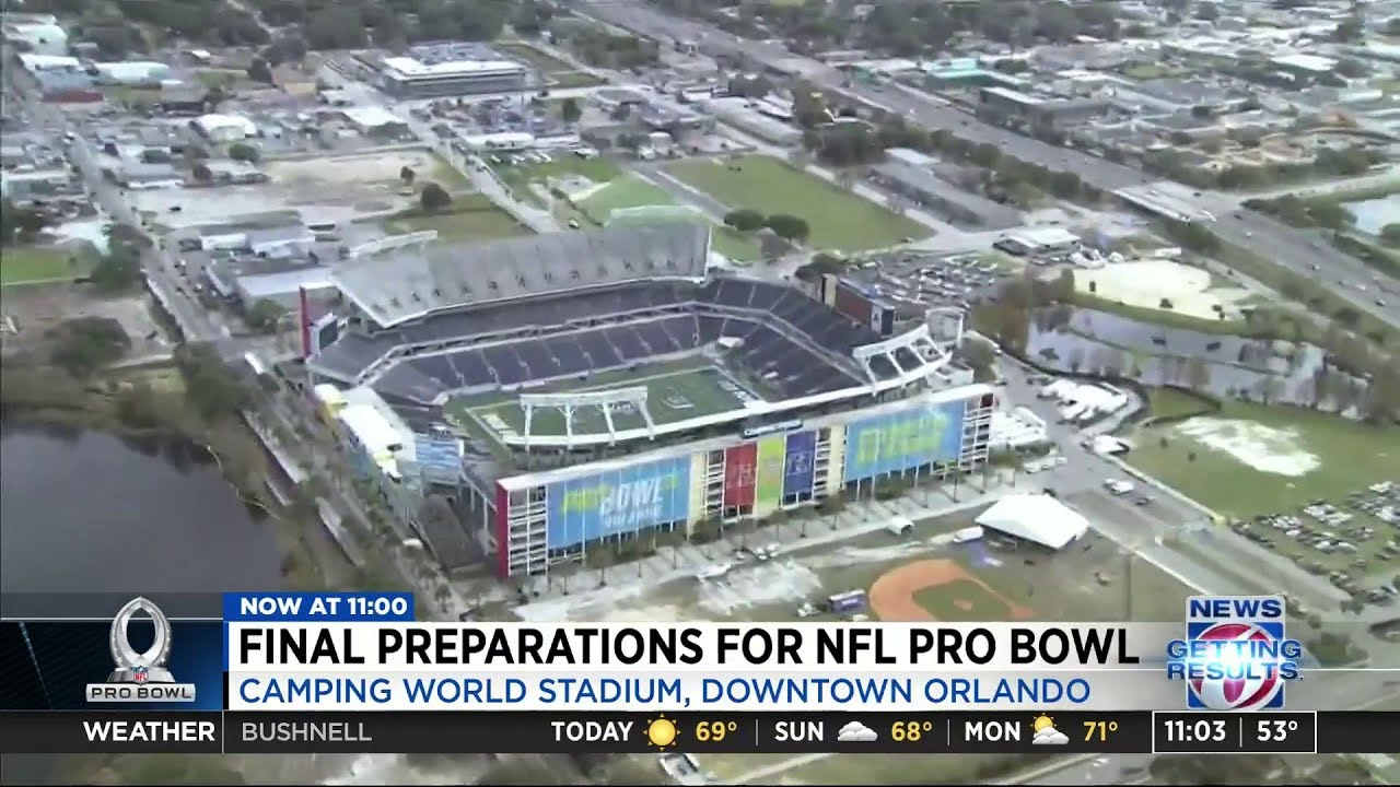 Final preparations for NFL Pro Bowl - YouTube