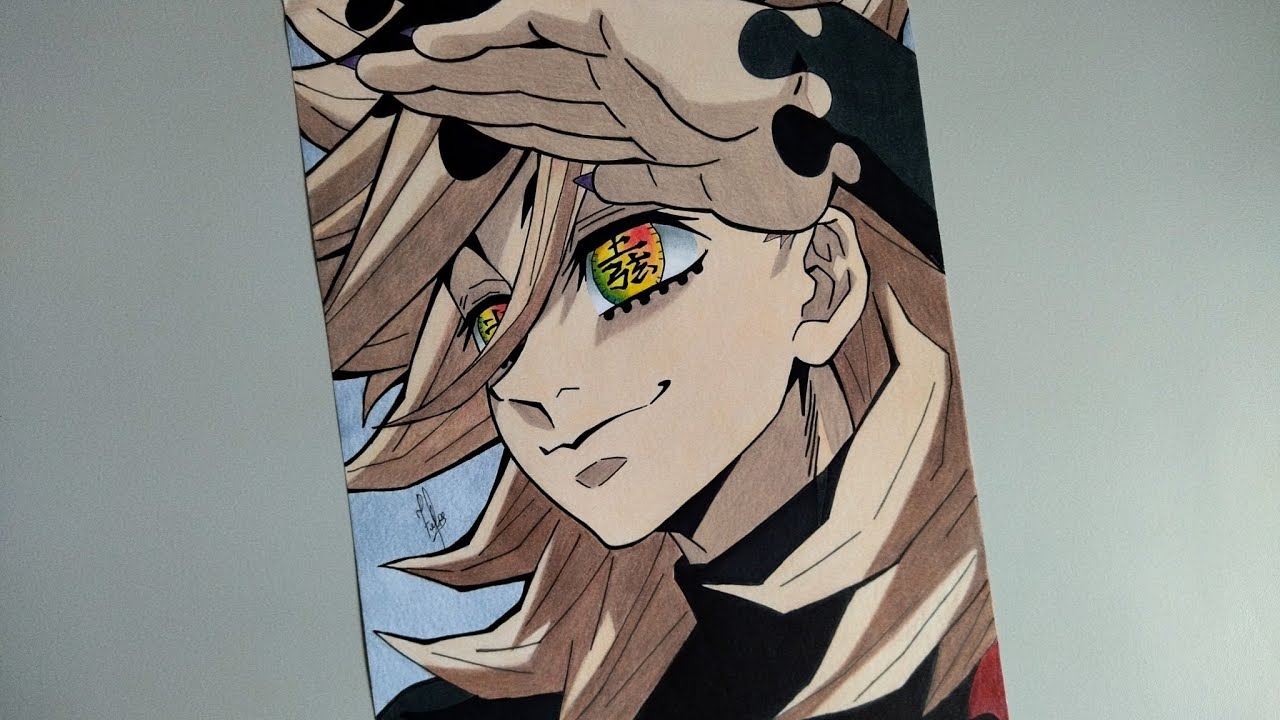 Drawing - Upper Moon 2 Dōma - Kimetsu no Yaiba - YouTube