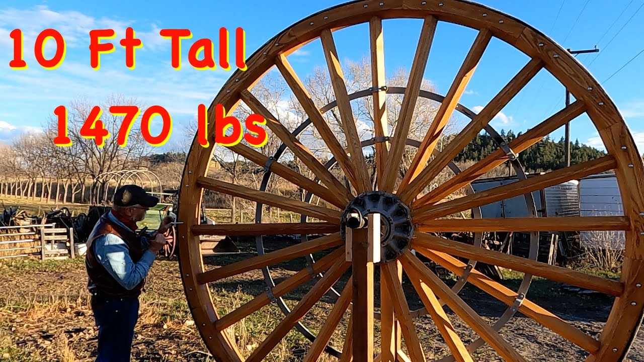 Complete Build 10 Foot Logging Wheels | Engels Coach Shop - YouTube