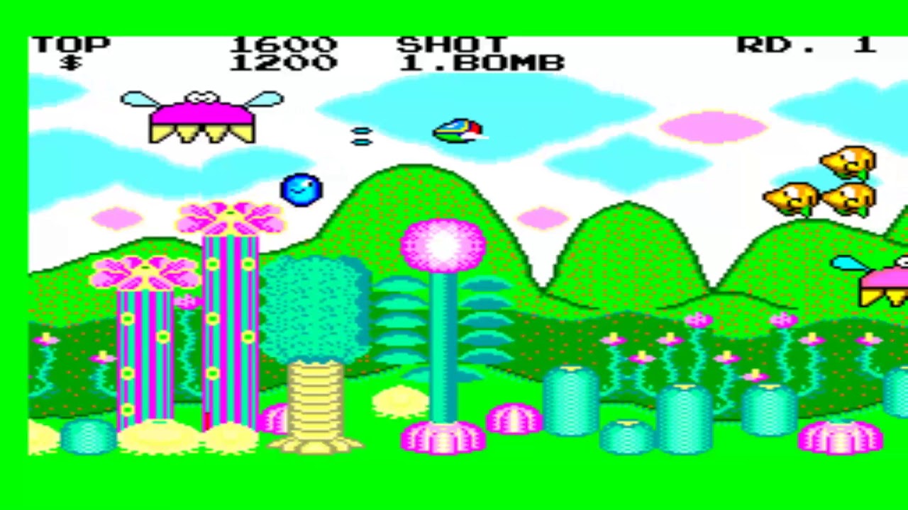 ARCADE MACHINES MAME FANTASY ZONE MEGATECH SEGA MASTER SYSTEM BASED ...