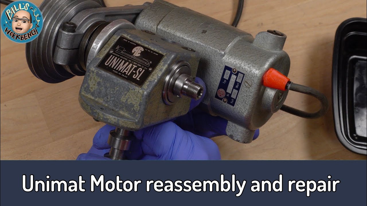 Unimat motor reassembly Part 2 - YouTube