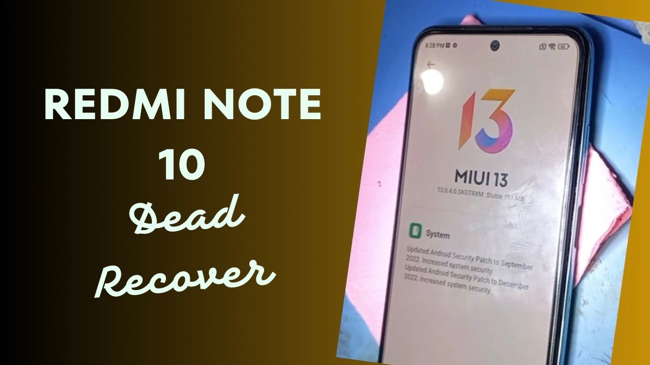Redmi note 10 dead after update /fix auto edl port // how to reboll cpu redmi note 10 - YouTube