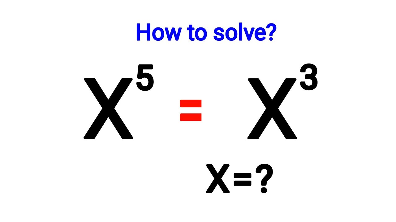 Nice Exponent Math Simplification• X=? - YouTube