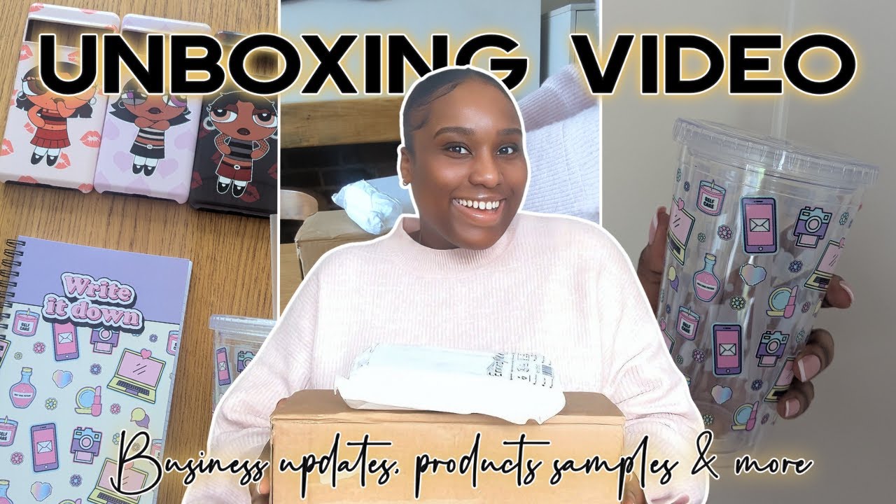 Unboxing video! Unbox Product sample with me whilst I discuss business ...