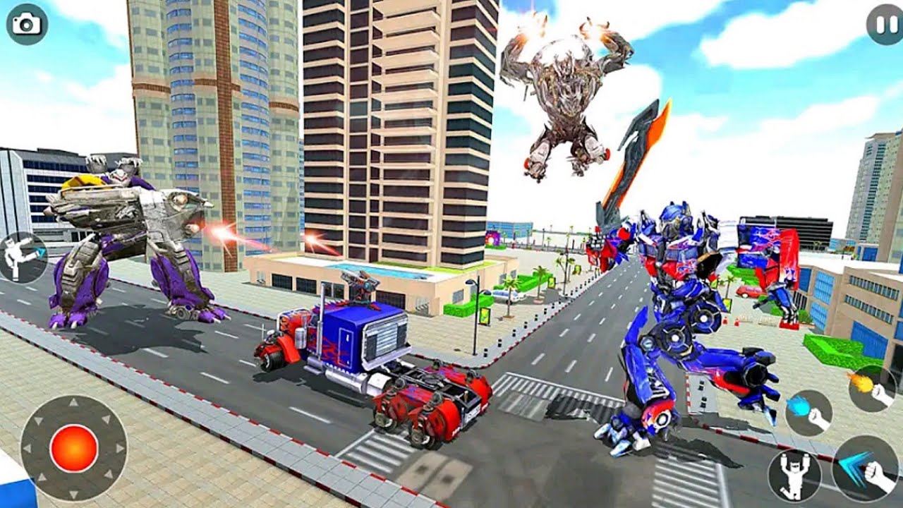 Optimus Prime Robot Action Car Game 2021: Robot Transform Truck ...