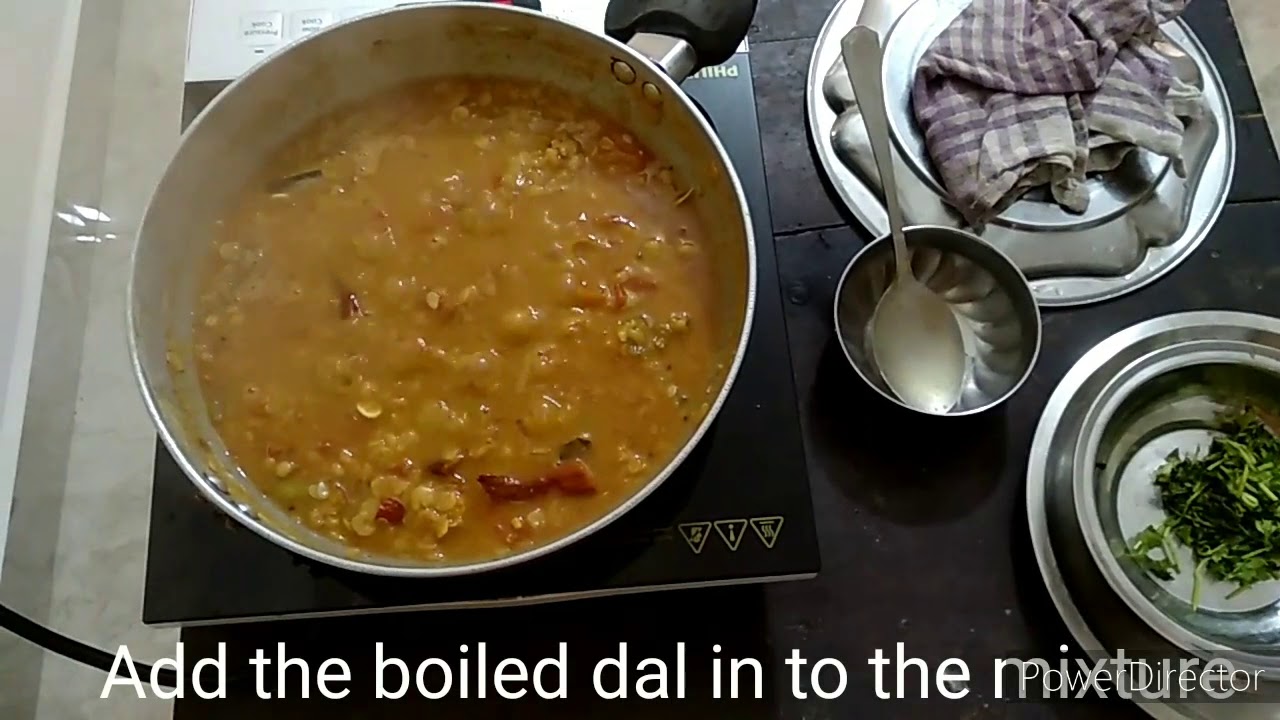 PEERKANGA SAMBAR / PAPPU BIRAKAI - RECIPE IN TAMIL - YouTube