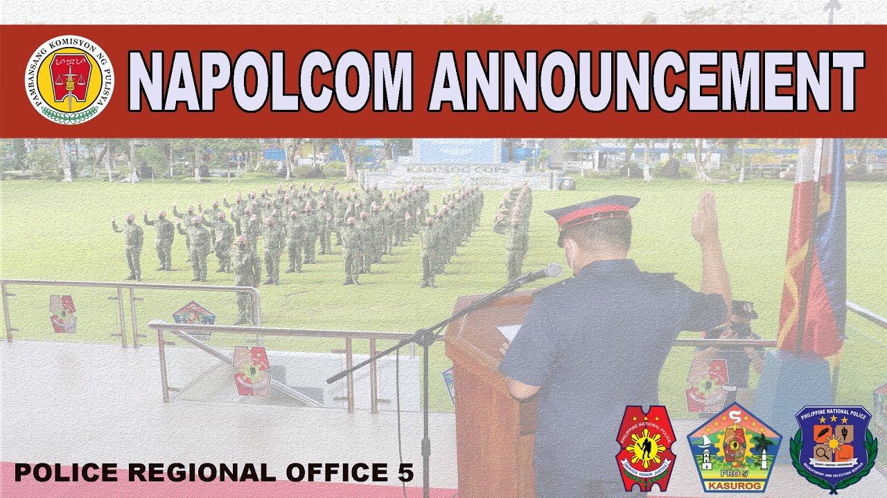 NAPOLCOM ANNOUNCEMENT - YouTube