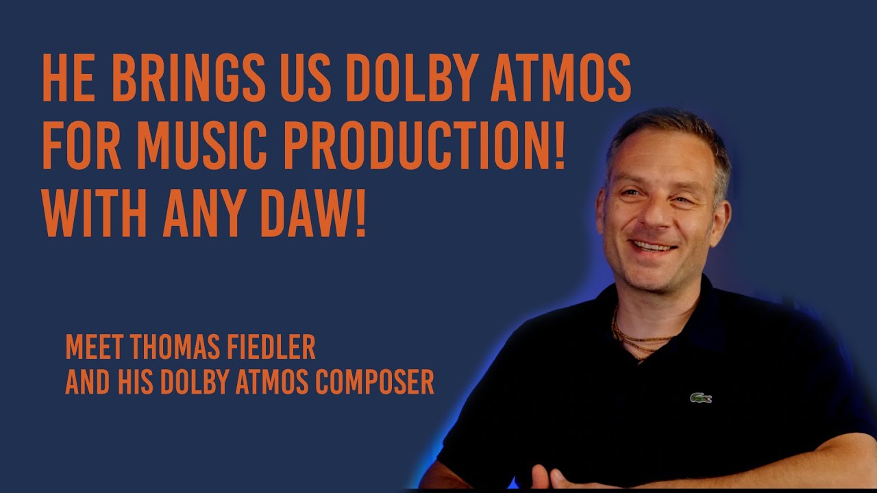 He brings us Dolby Atmos - to any DAW! A conversation with Mr Thomas ...