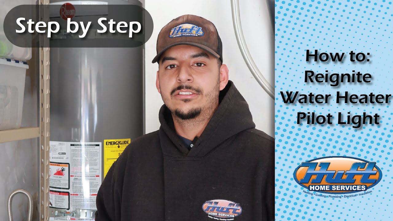 How To Reignite a Water Heater Pilot Light - YouTube