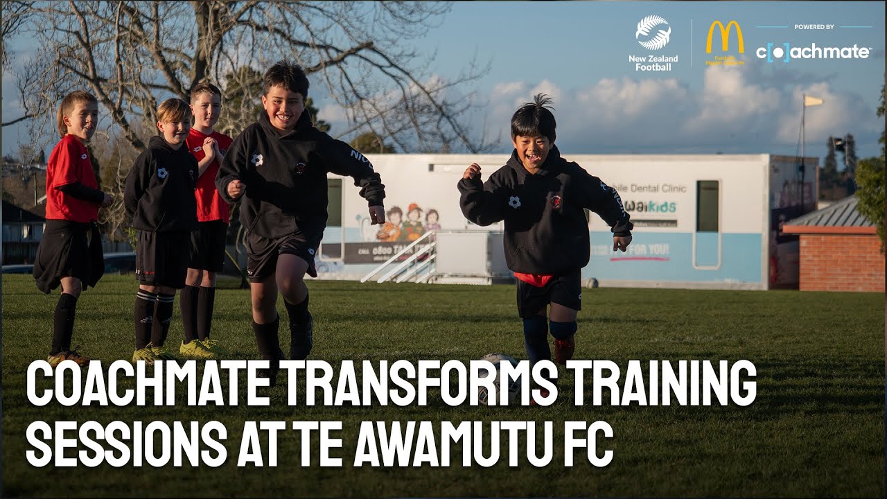 CoachMate transforms training sessions at Te Awamutu FC - YouTube
