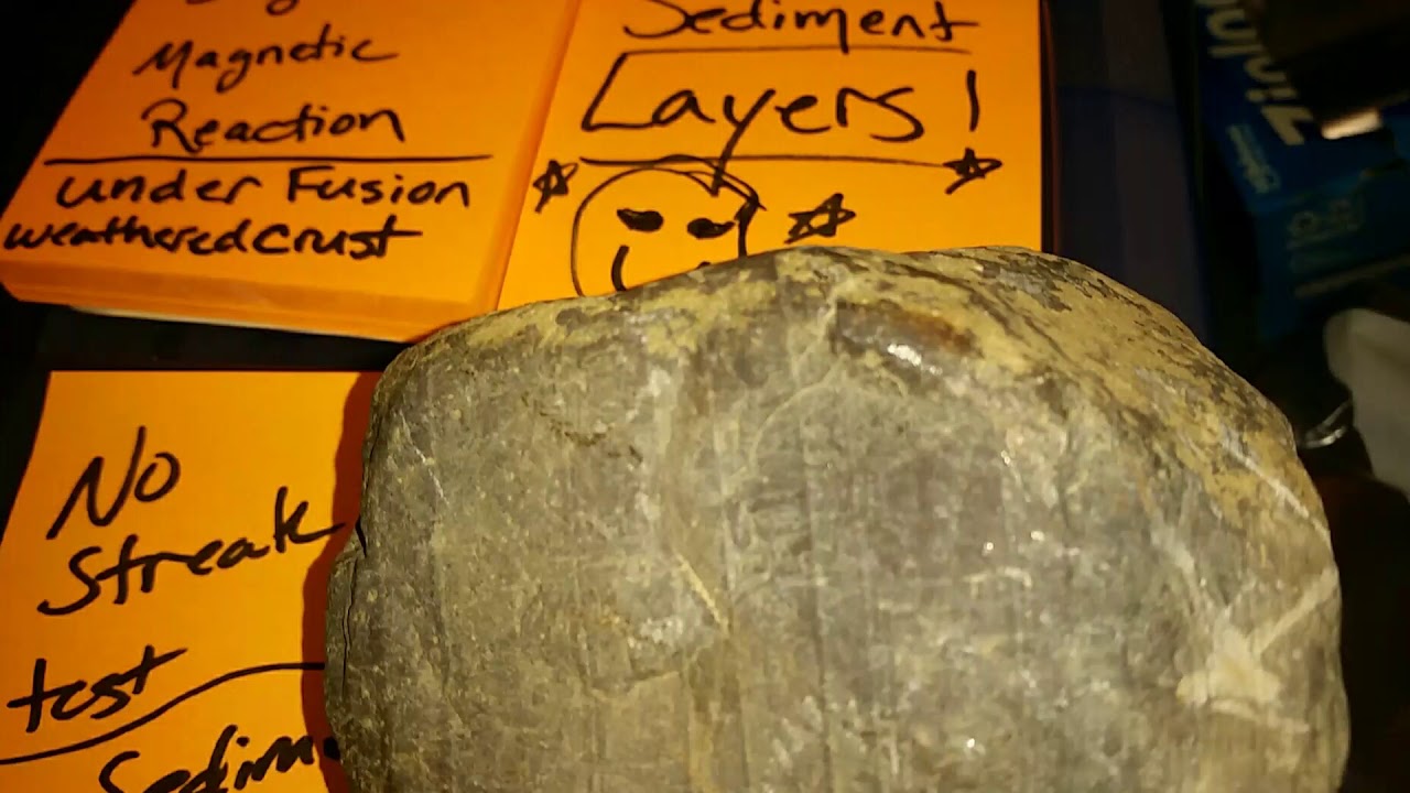 Meteorite Sedimentary Layers under Crust Meteorite potential Test - YouTube