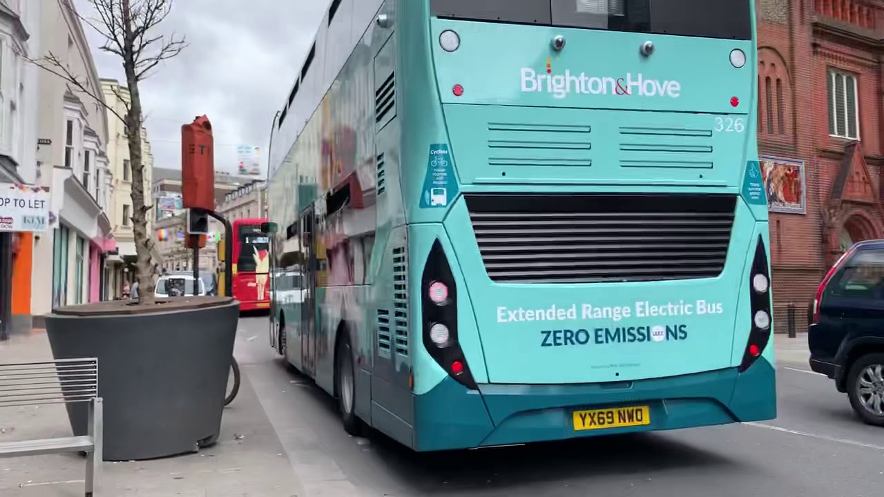 BRIGHTON & HOVE BUS ROUTE 5A PASSING THROUGH NORTH STREET BRIGHTON ...