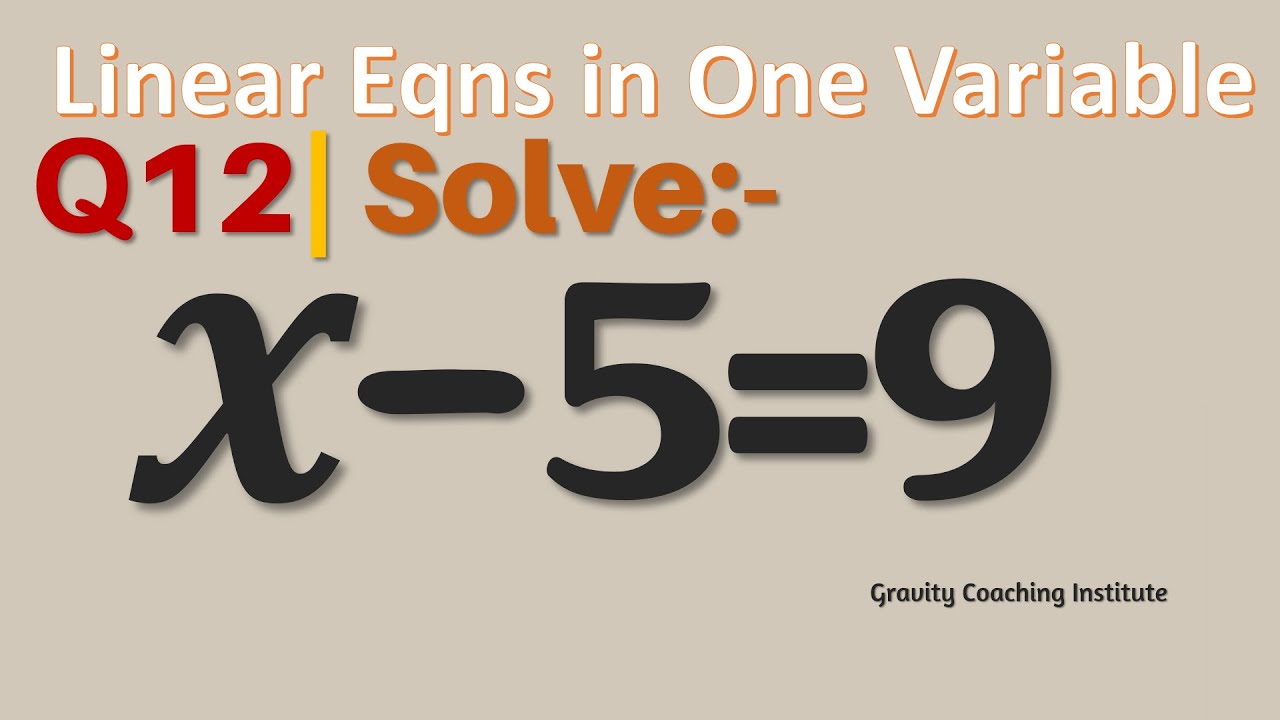 Q12 Solve X 5 9 X 5 9 X Minus 5 9 YouTube Q12 Solve X 5 9 X 5 9 X Minus 5 9 YouTube