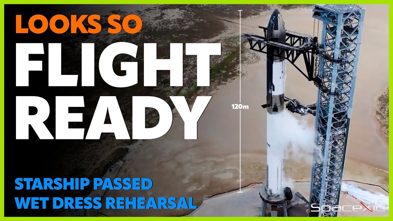 Starship Passed Wet Dress Rehearsal | SpaceX Confirms Successful Test ...