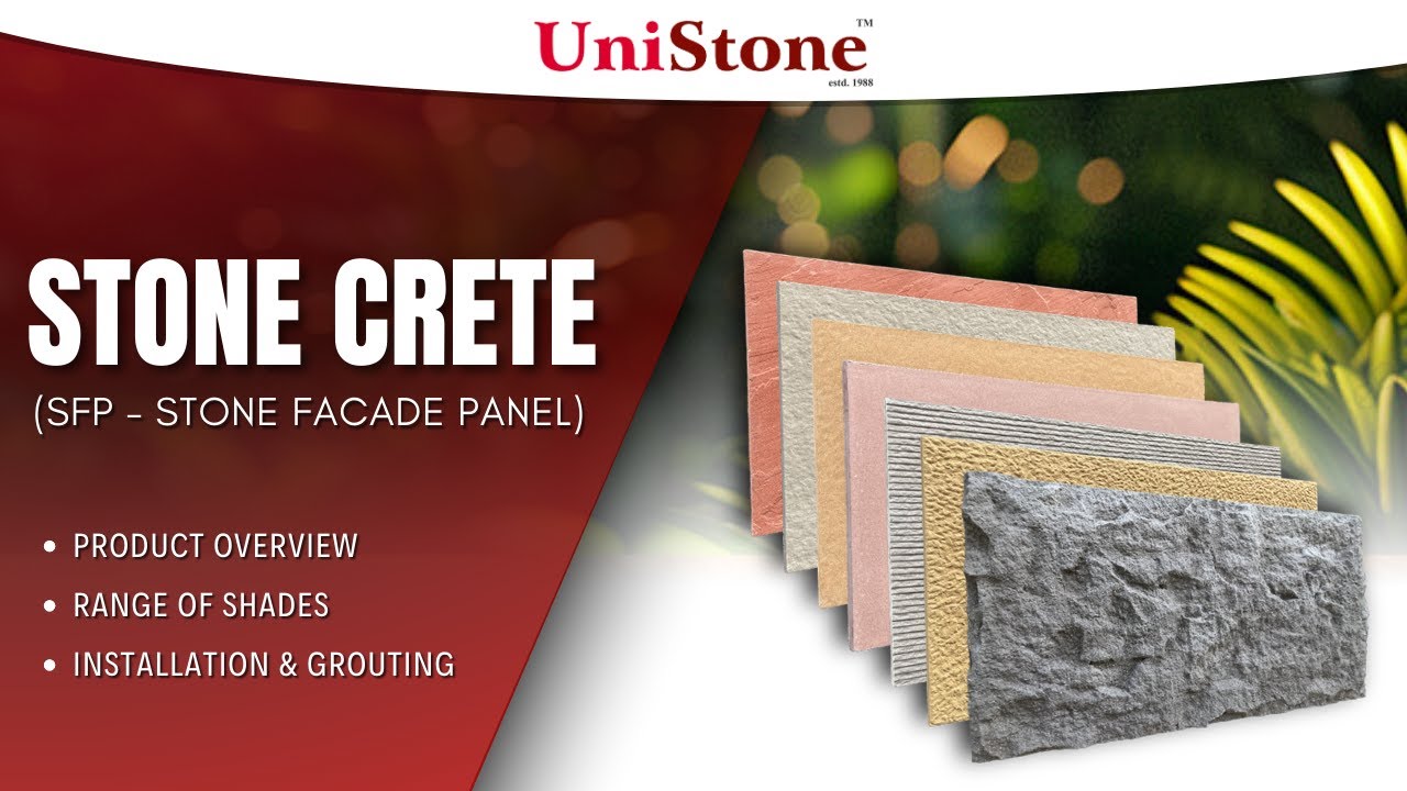 Stone Crete SFP | Unistone Product - YouTube