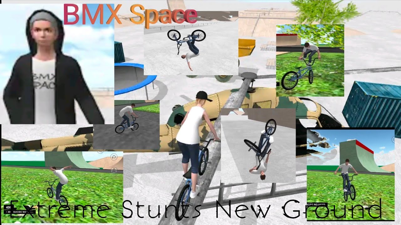BMX Space Extreme stunts gameplay. - YouTube