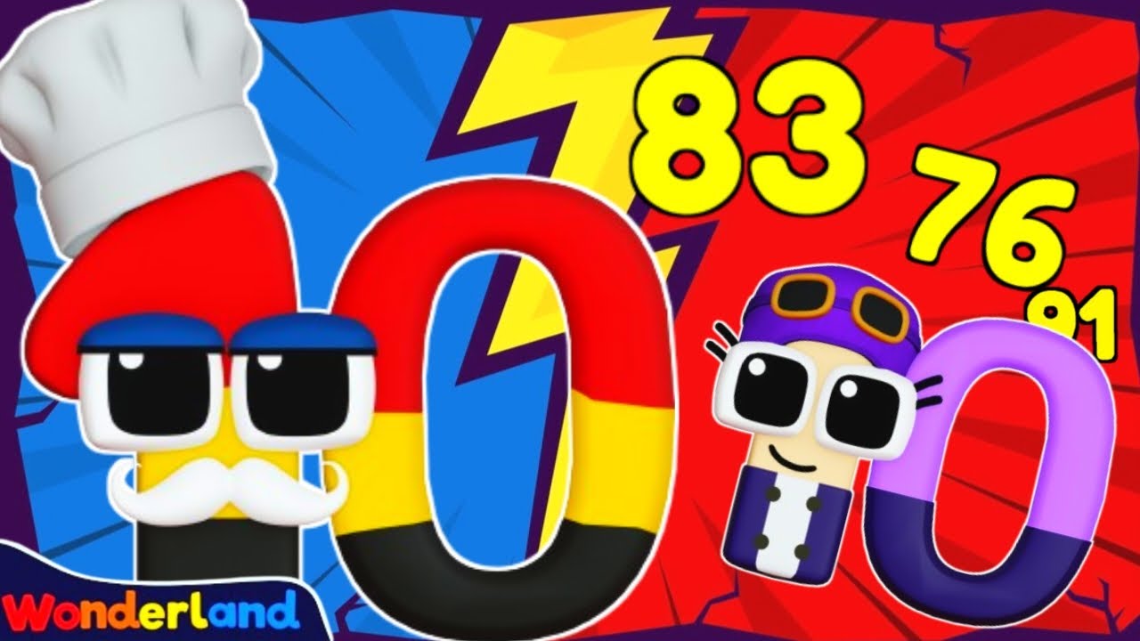 Wonderland Numberblocks Addition of numbers 600 to 600 - numberblcoks ...