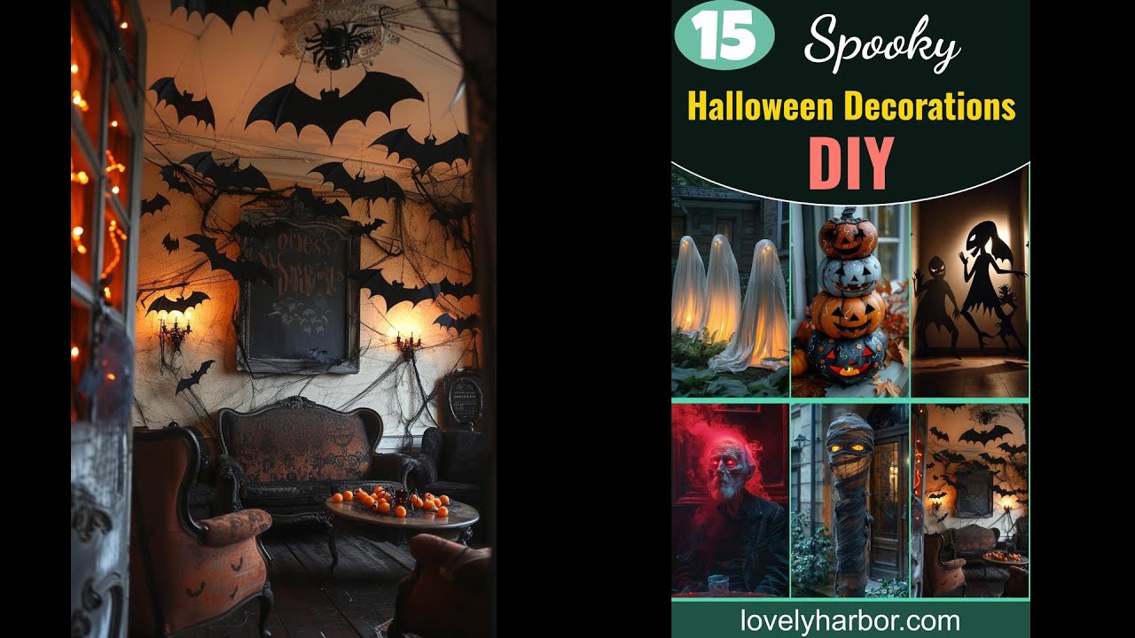 15 Spooky DIY Halloween Decorations You Must See - YouTube