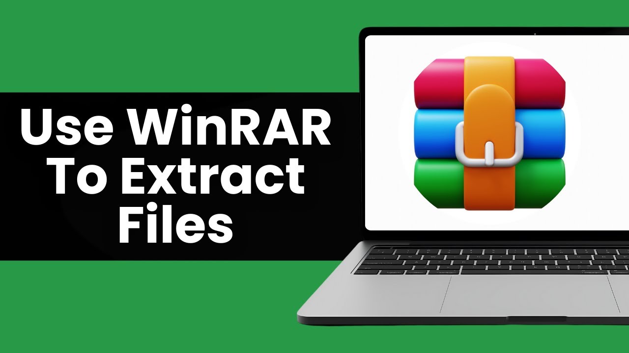 How To Use WinRAR To Extract Files - Full Guide - YouTube