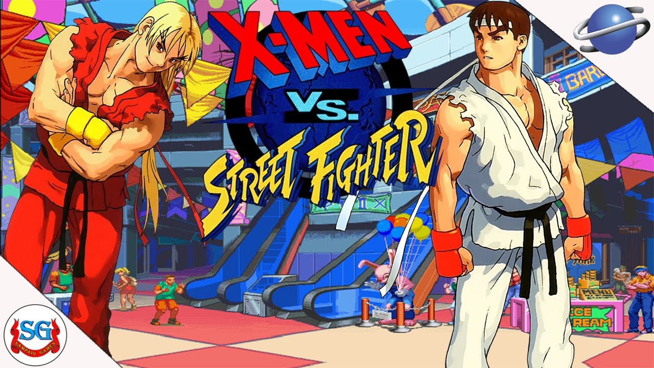 X-Men vs. Street Fighter (Japan) (Sega Saturn / 1997) – Ryu/Ken ...