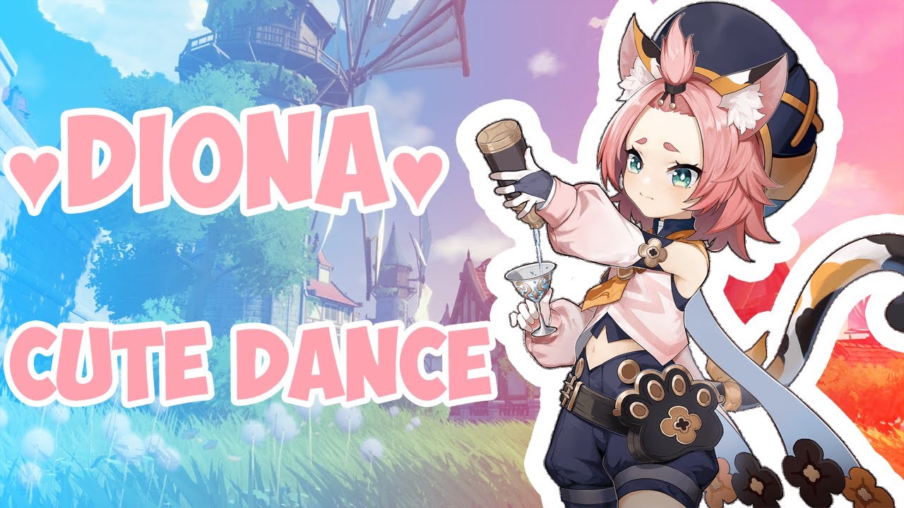 【Genshin Impact MMD】Diona Kitty Cat dance - YouTube