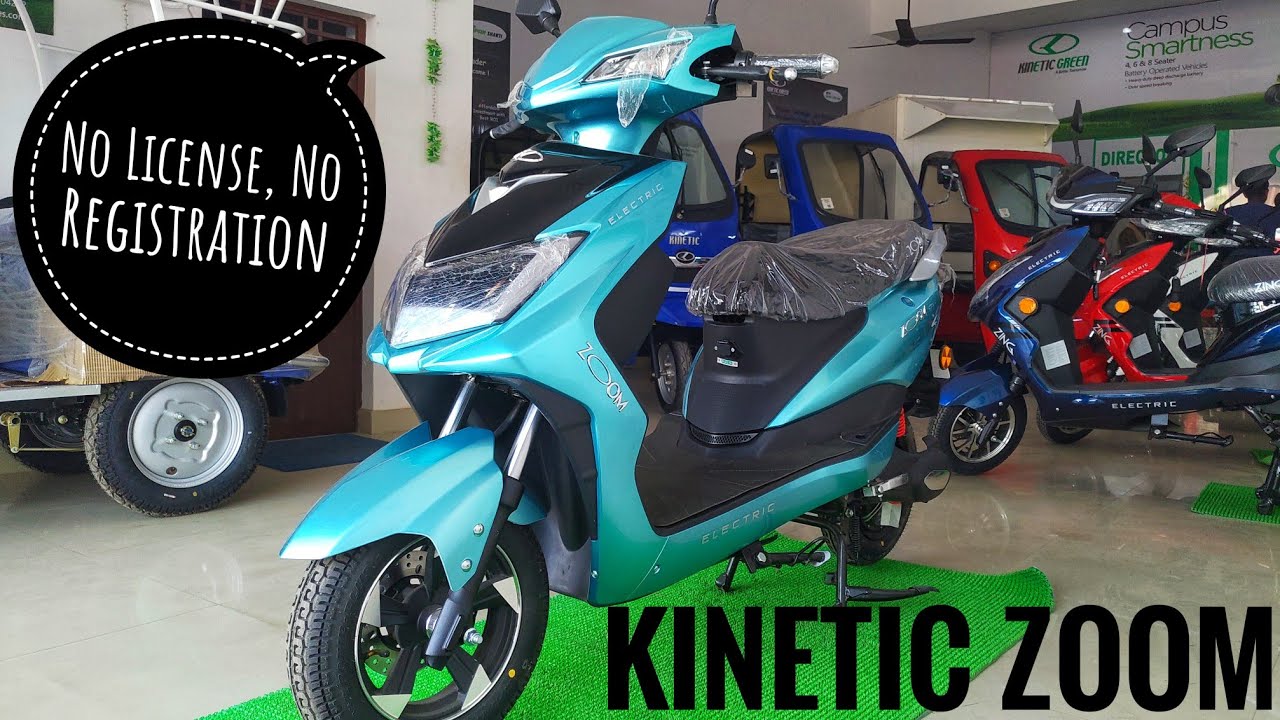 अब हर कोई चला सकेगा ये Electric scooty ️Kinetic Green Zoom Review, No ...