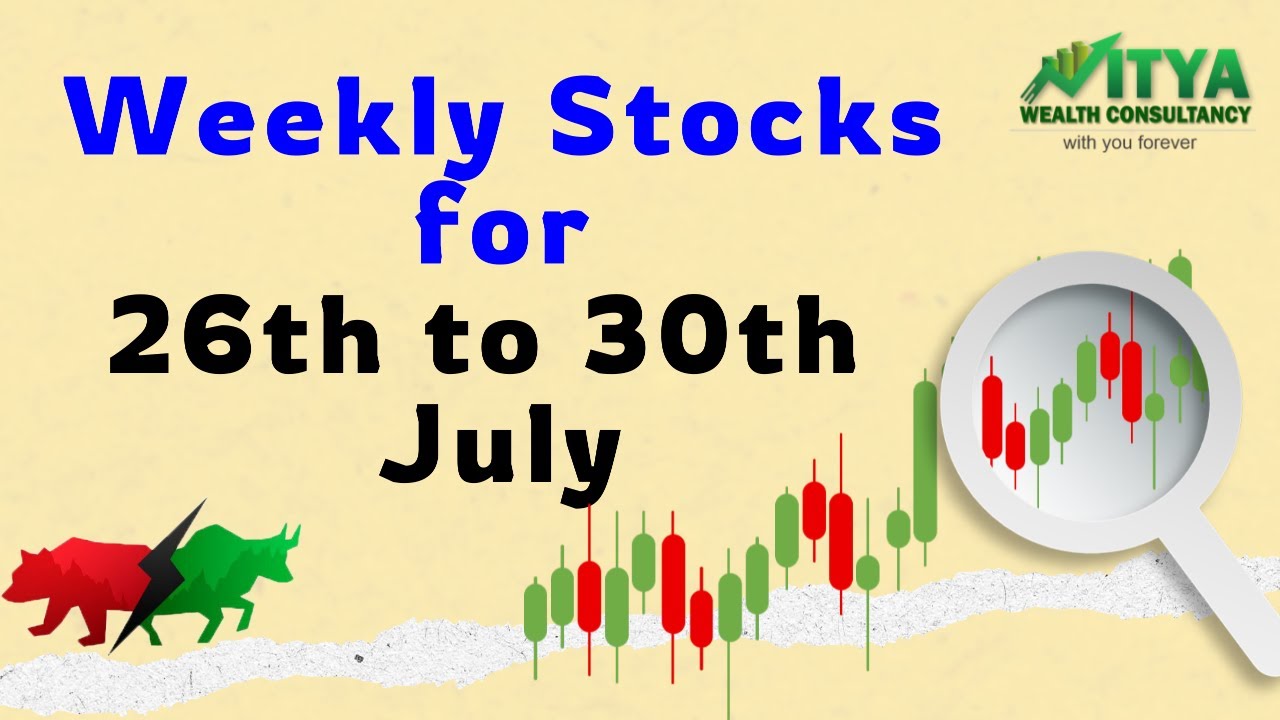 Best Weekly Stocks To Trade (26th to 30th July, 2021) | Weekly Trades ...