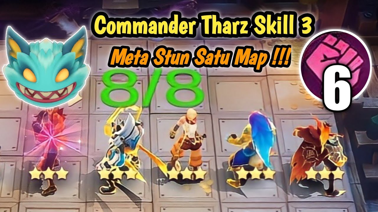 THARZ SKILL 3 !! COMBO WRESTLERS FULL POWER STUN SATU MAP !! MAGIC ...