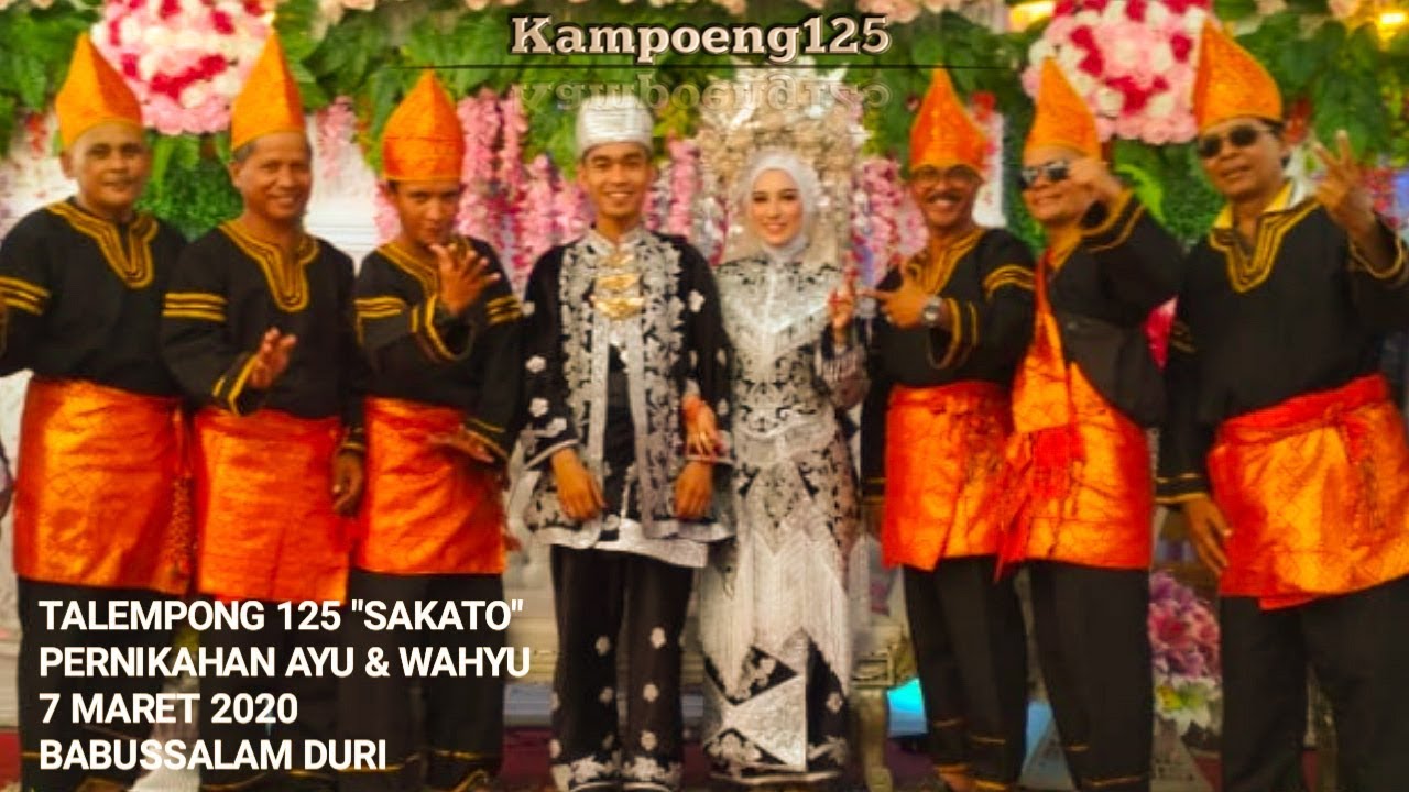 PENAMPILAN TALEMPONG PACIK 125 SAKATO DURI DI BABUSSALAM - YouTube