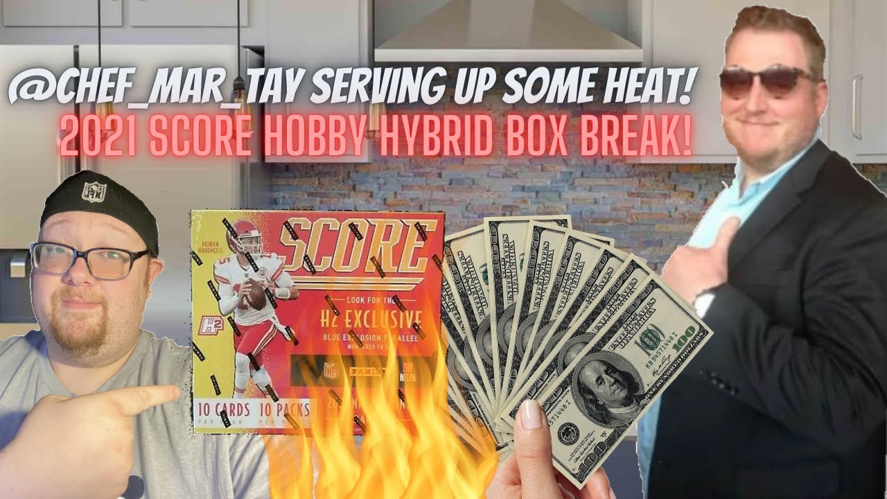 Opening a Box of 2021 Score H2 Hobby Hybrid Football Cards - YouTube
