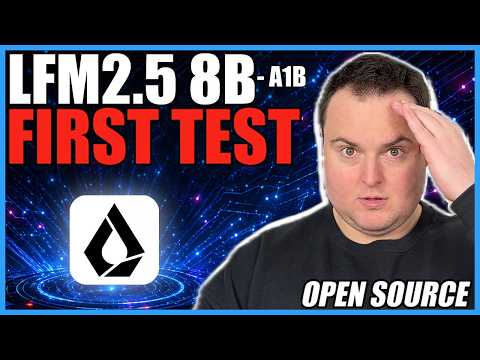 Liquid LFM2.5-8B First Test – An On-Device MoE Model!