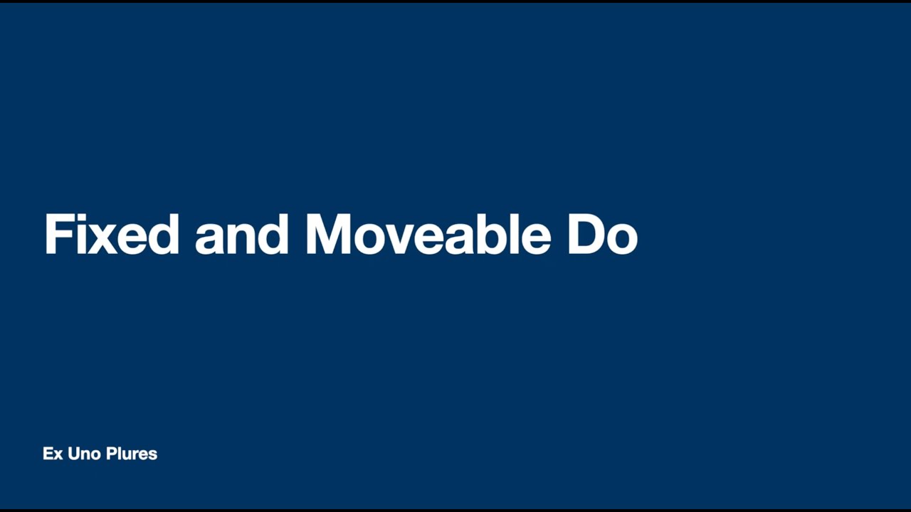 Fixed and Moveable Do - YouTube