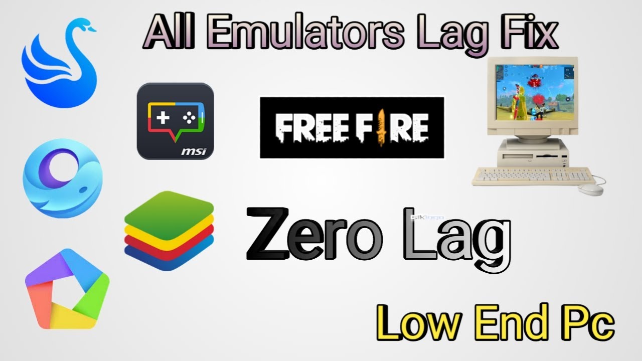 All Emulators Lag Fix | Zero Lag | 1GB Ram | Low End Pc | Increase FPS ...