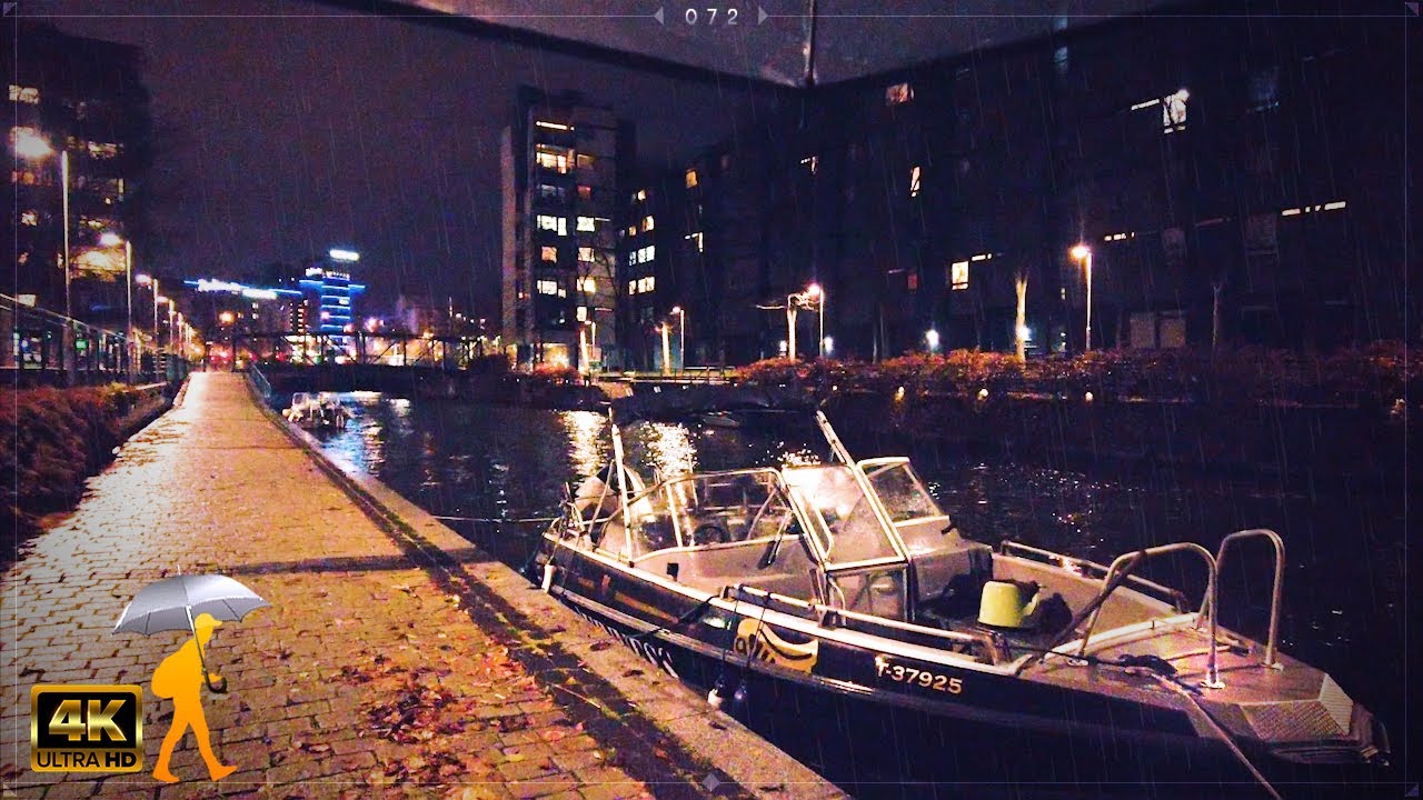 Evening Walk in the Autumn Rain ☂️ Helsinki, Finland - YouTube
