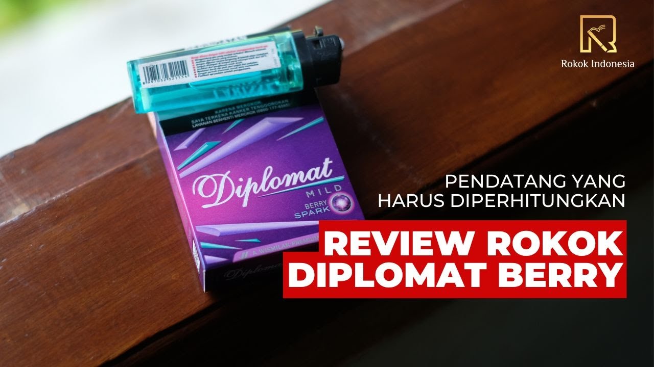 Review Rokok Diplomat Mild Berry Spark | Rokok Indonesia - YouTube