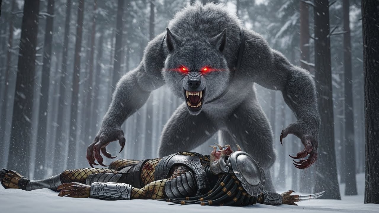 Ultimate Crossover: Predator vs. Lycan in the Frozen Forest - YouTube