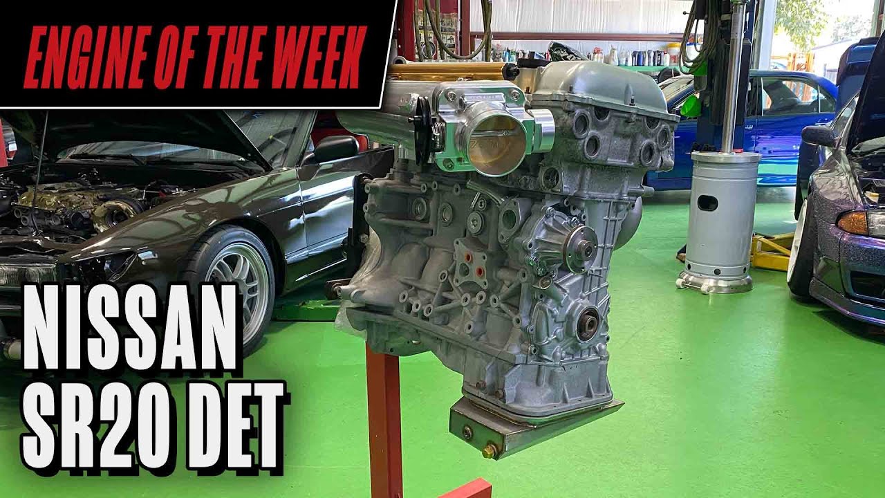 Turbocharged Nissan SR20 DET Engine - YouTube