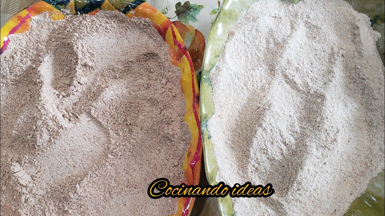 Pinole de maiz blanco y rojo cual queda mas delicioso - YouTube