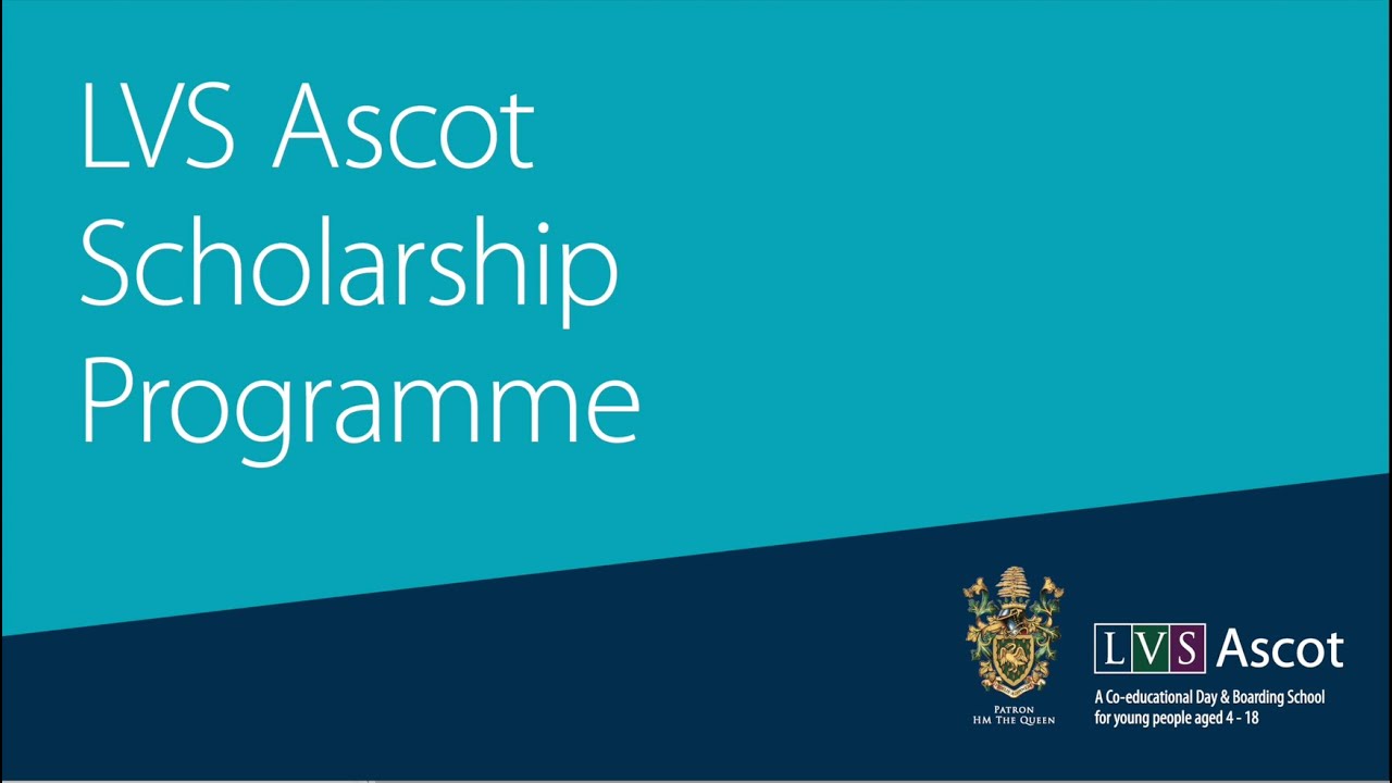 Private School Scholarship Programme - LVS Ascot - YouTube