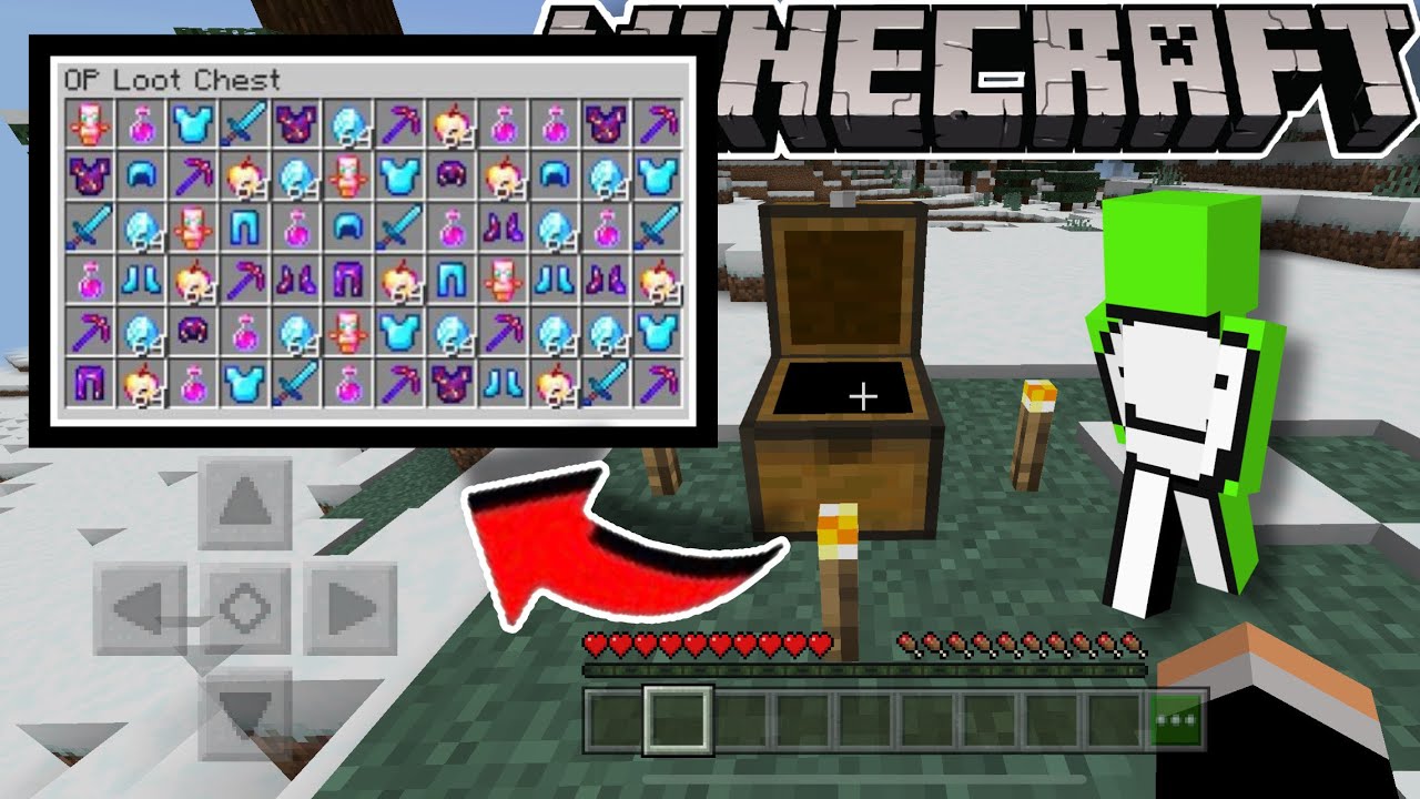 OP Chest In Minecraft PE | OP Addon Mod Chest For Minecraft Pocket ...