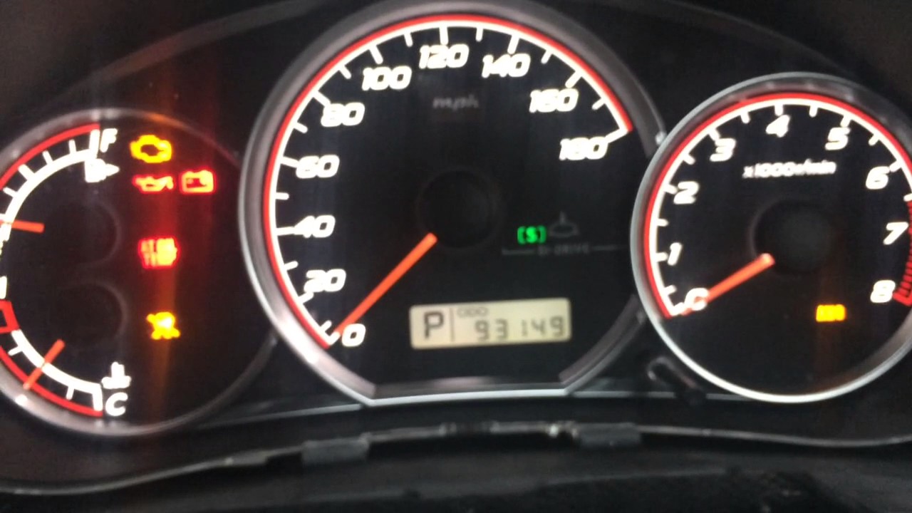 Speedo cluster test #2 - YouTube