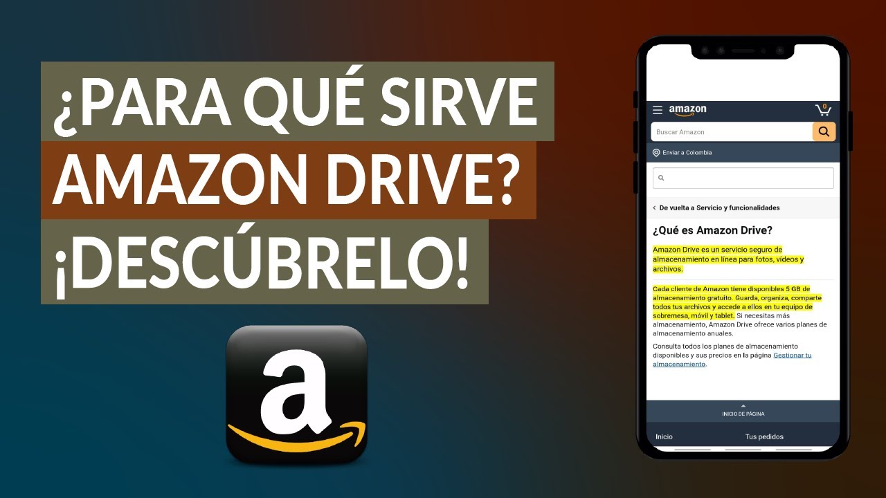 ¿Qué es, Para qué Sirve y Cómo Funciona Amazon Drive? - YouTube
