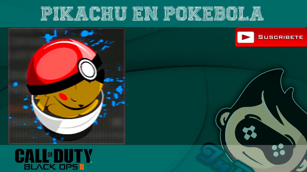 BO2| EMBLEMAS| PIKACHU EN POKEBOLA - YouTube