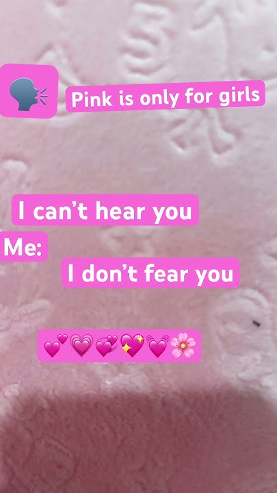 Pink is for everyone - YouTube