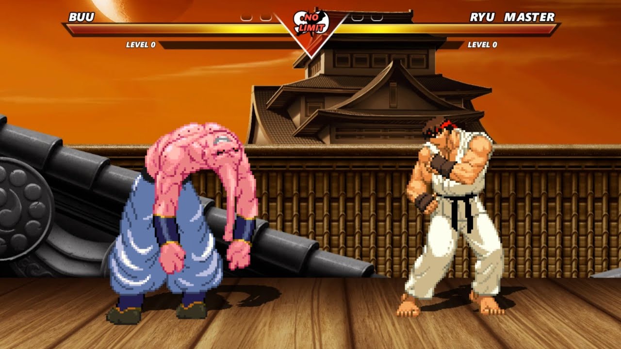 BUU vs RYU MASTER - The most epic fight ever made ! - YouTube